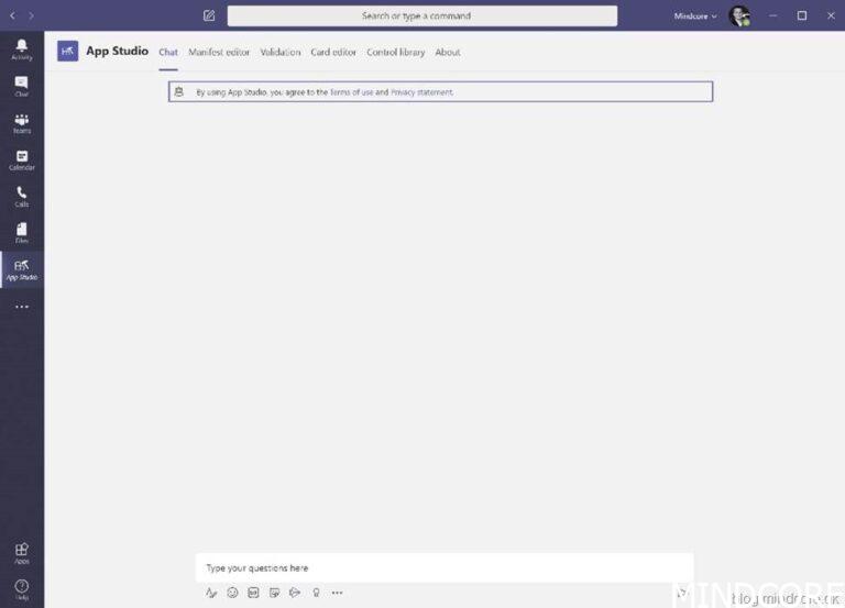 Creating a Simple No Code Custom Apps in Microsoft Teams - Mindcore Techblog