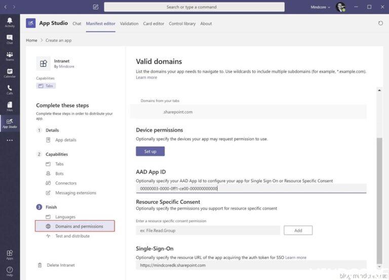 Creating a Simple No Code Custom Apps in Microsoft Teams - Mindcore ...