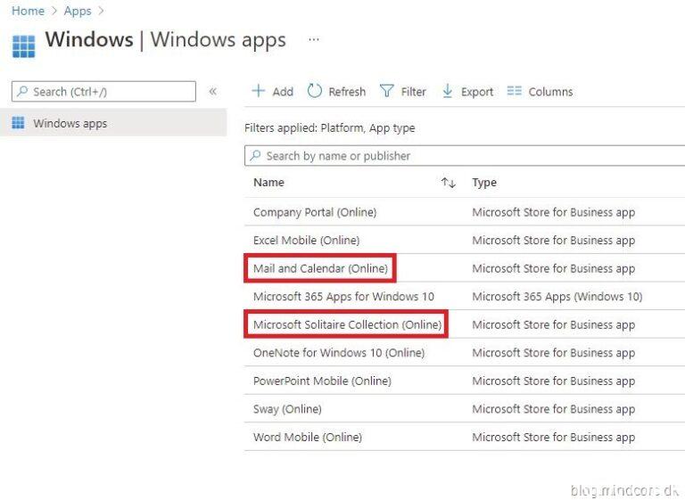 Remove Windows 10 Built In Apps With Intune And Microsoft Store For Business Apps Mindcore Techblog