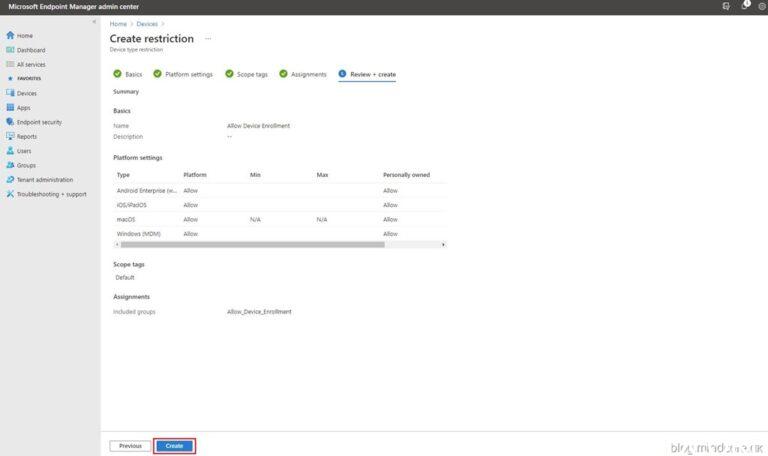 Block personally owned devices in Intune with enrollment restrictions ...