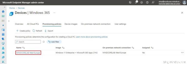 How to create a custom image for Windows 365 Enterprise Cloud PCs - Mindcore Techblog