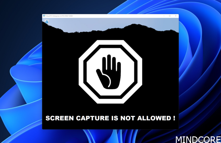 Prevent sensitive information from being captured on Windows 365 CPCs ...