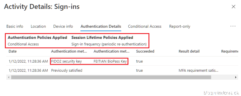 How to secure Windows 365 using a FIDO2 security key - Mindcore Techblog