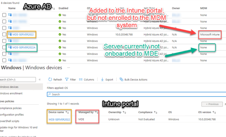 How to target security policies to devices NOT enrolled into Intune - Mindcore Techblog