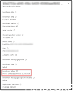 Intune error codes and solutions - Mindcore Techblog