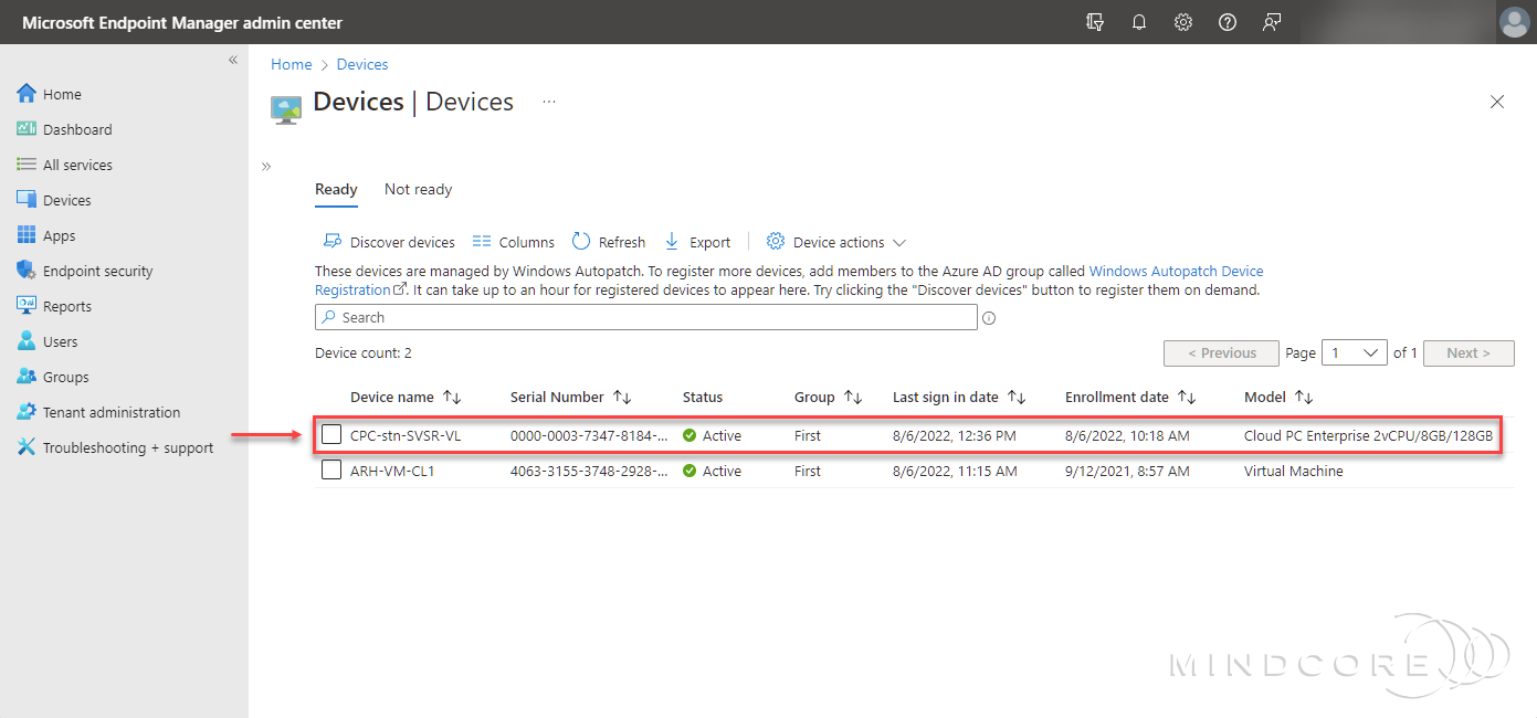 Keep Windows 365 current with Autopatch - Mindcore Techblog