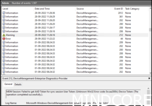 Intune error codes and solutions - Mindcore Techblog