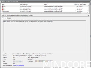 Intune error codes and solutions - Mindcore Techblog