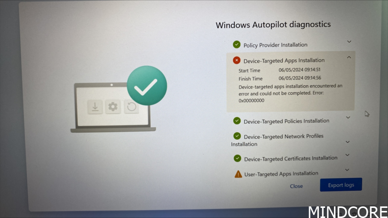 Intune error codes and solutions - Mindcore Techblog