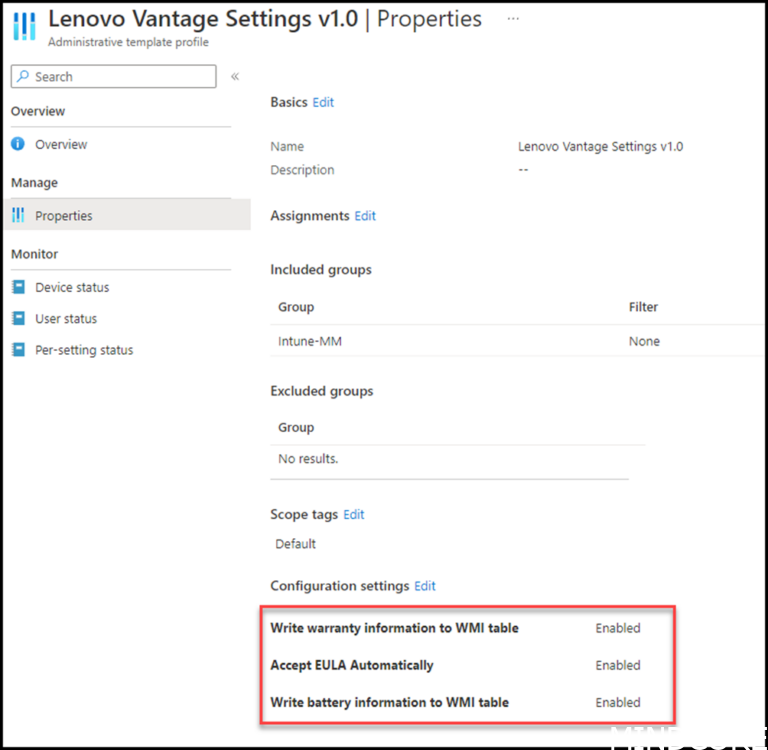 Operationalize Lenovo Device management with Microsoft Intune