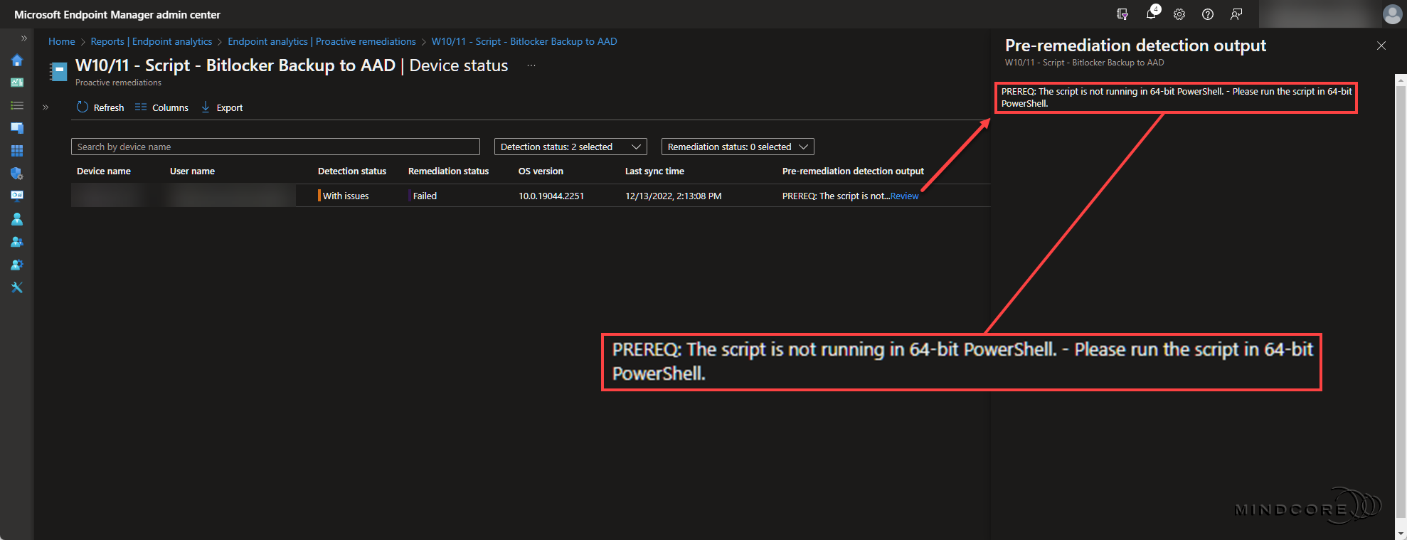 Migrate Bitlocker recovery key(s) to Azure AD - Mindcore Techblog