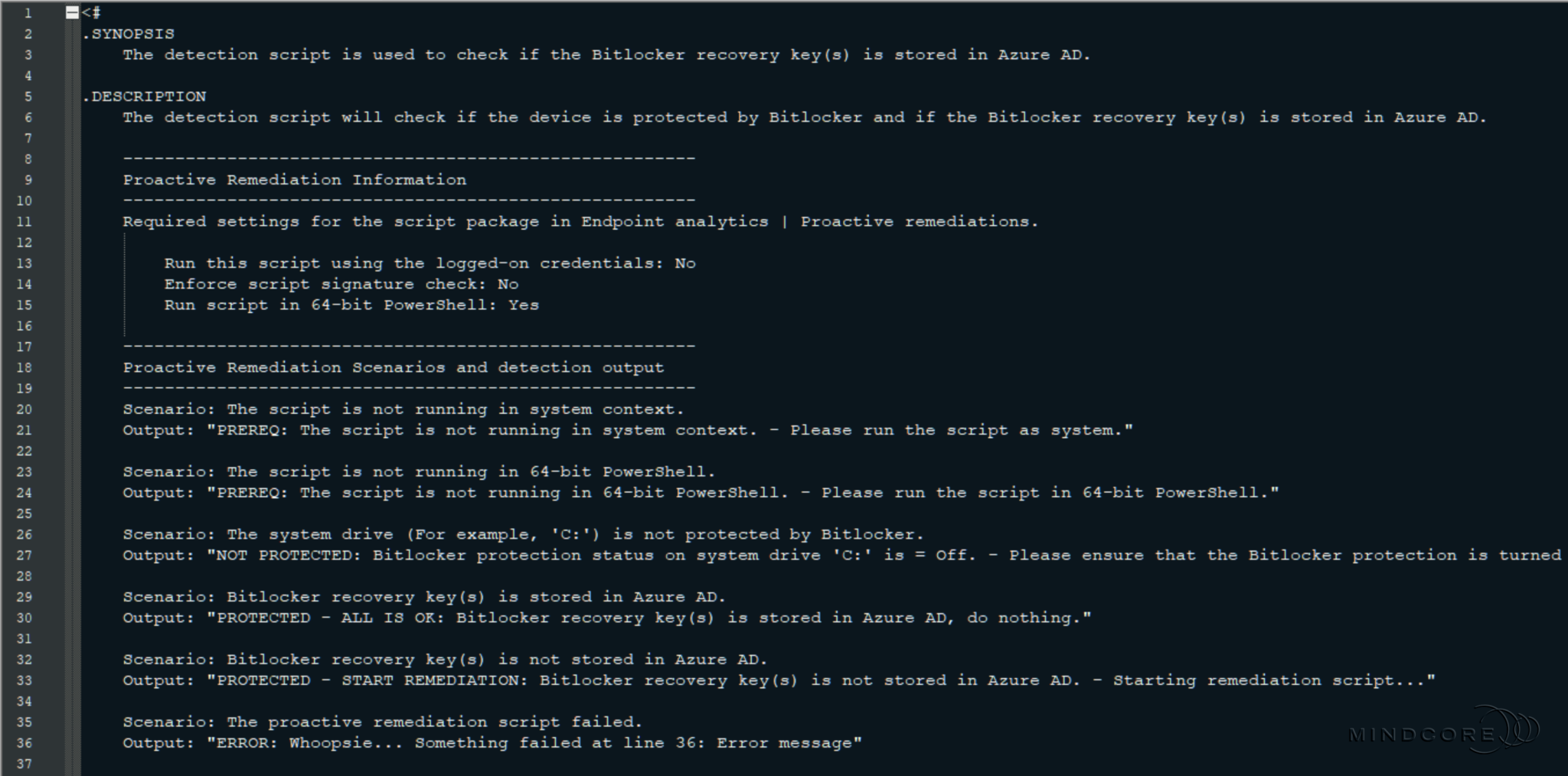 Migrate Bitlocker Recovery Key S To Azure Ad Mindcore Techblog