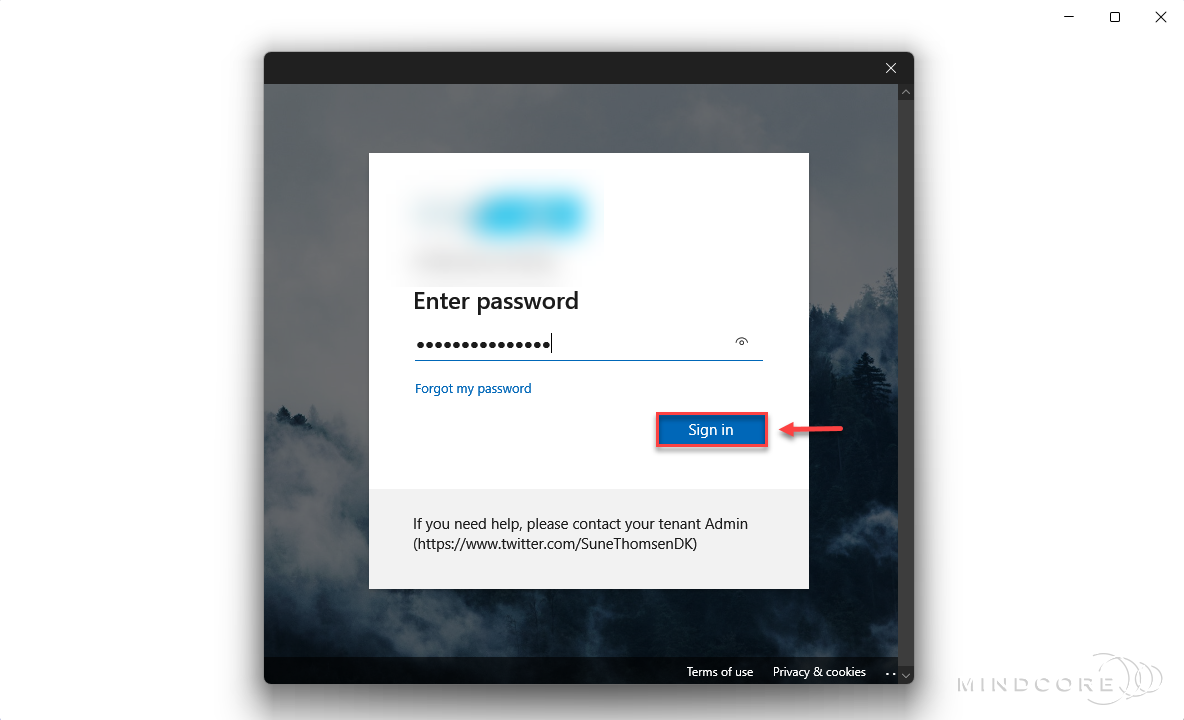 Windows 365 AADJ SSO - Mindcore Techblog