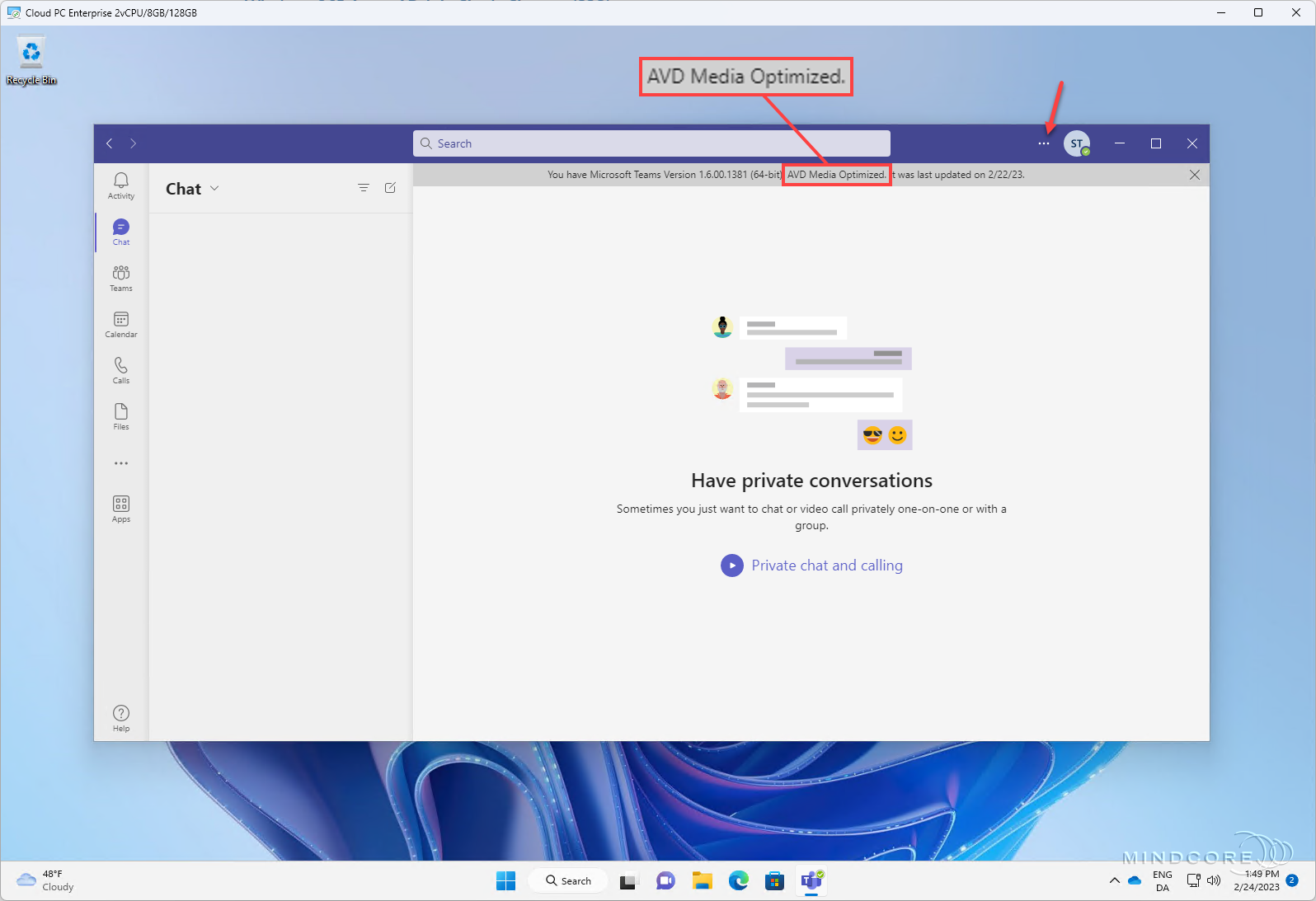 Windows 365 End-User Experience - Part 2 - Mindcore Techblog
