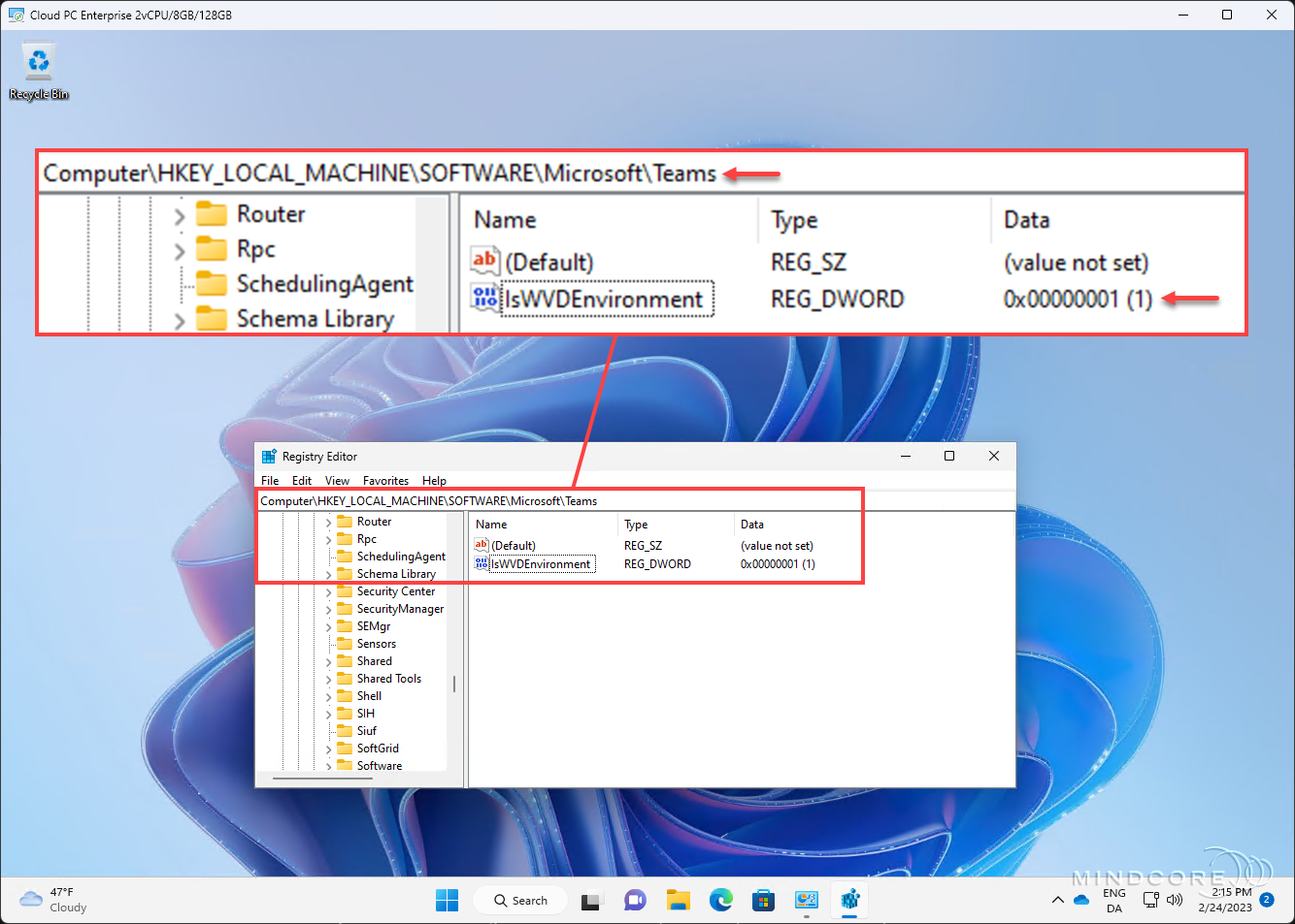 Windows 365 End-User Experience - Part 2 - Mindcore Techblog