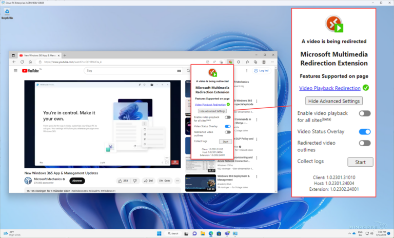 Windows 365 End-User Experience - Part 3 - Mindcore Techblog