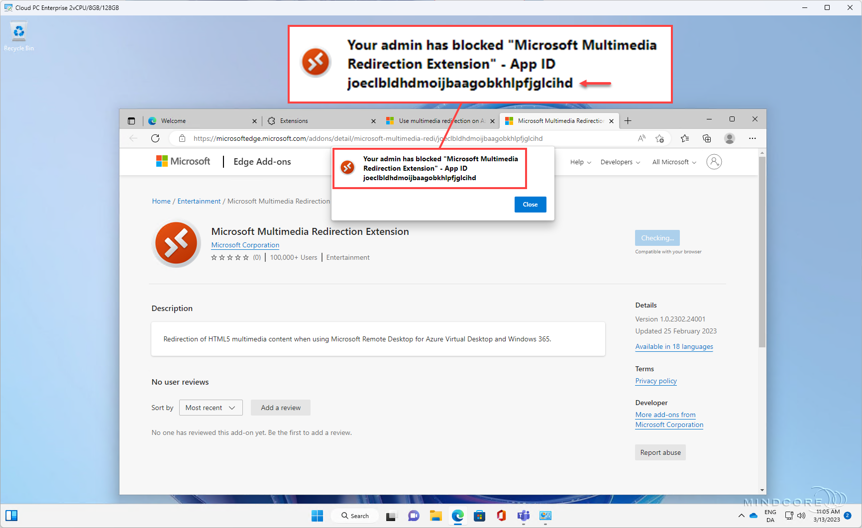 Windows 365 End User Experience Part 3 Mindcore Techblog