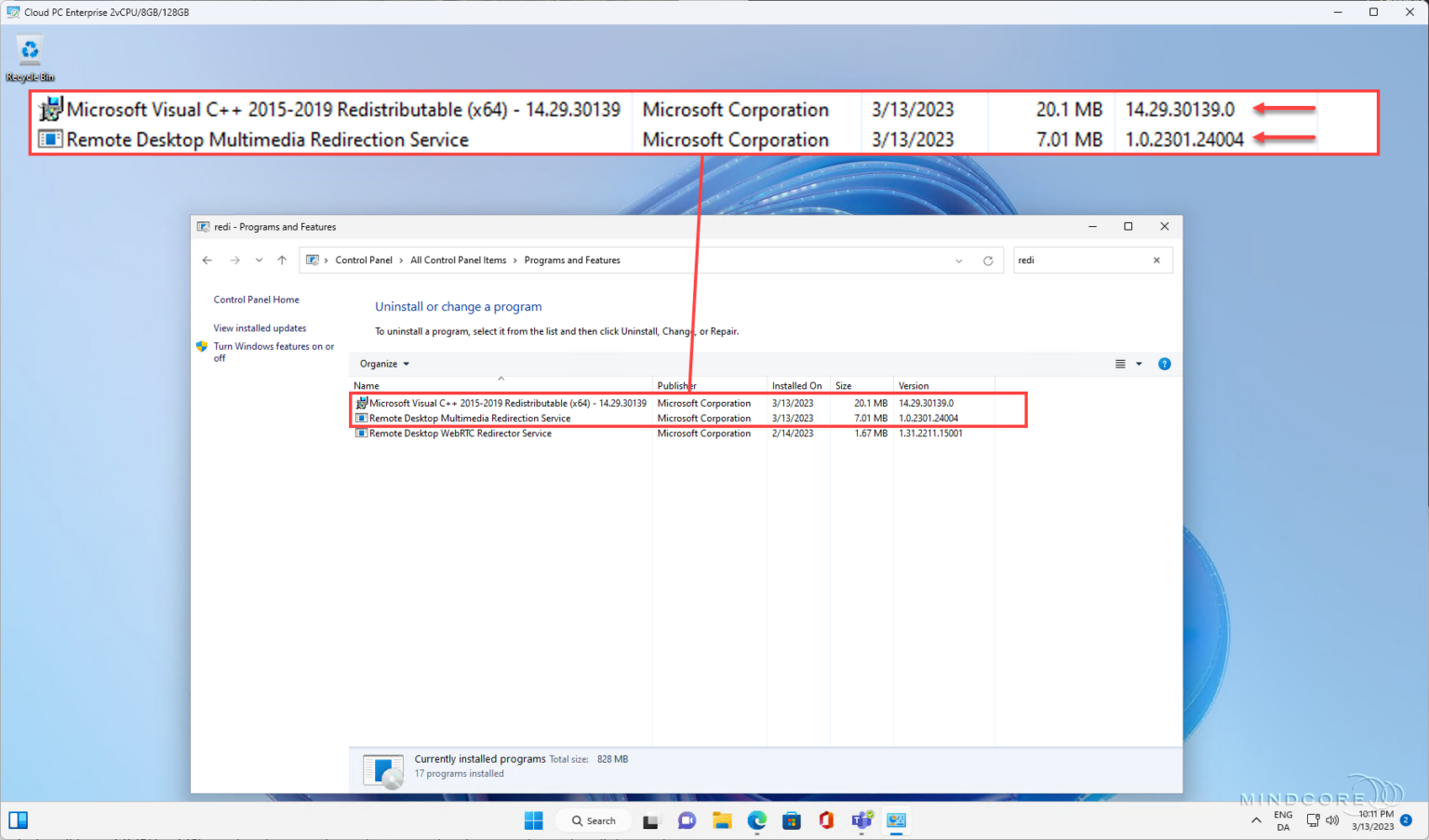 Windows 365 End-User Experience - Part 3 - Mindcore Techblog