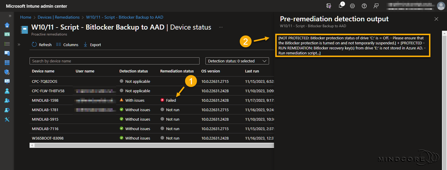 How to migrate BitLocker key(s) to Microsoft Entra ID - Mindcore Techblog