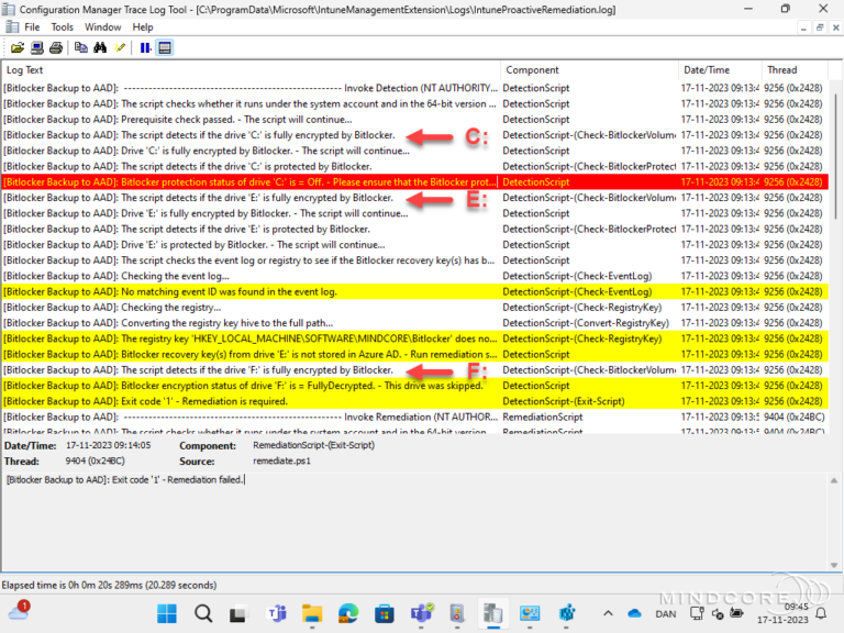 How to migrate BitLocker key(s) to Microsoft Entra ID - Mindcore Techblog