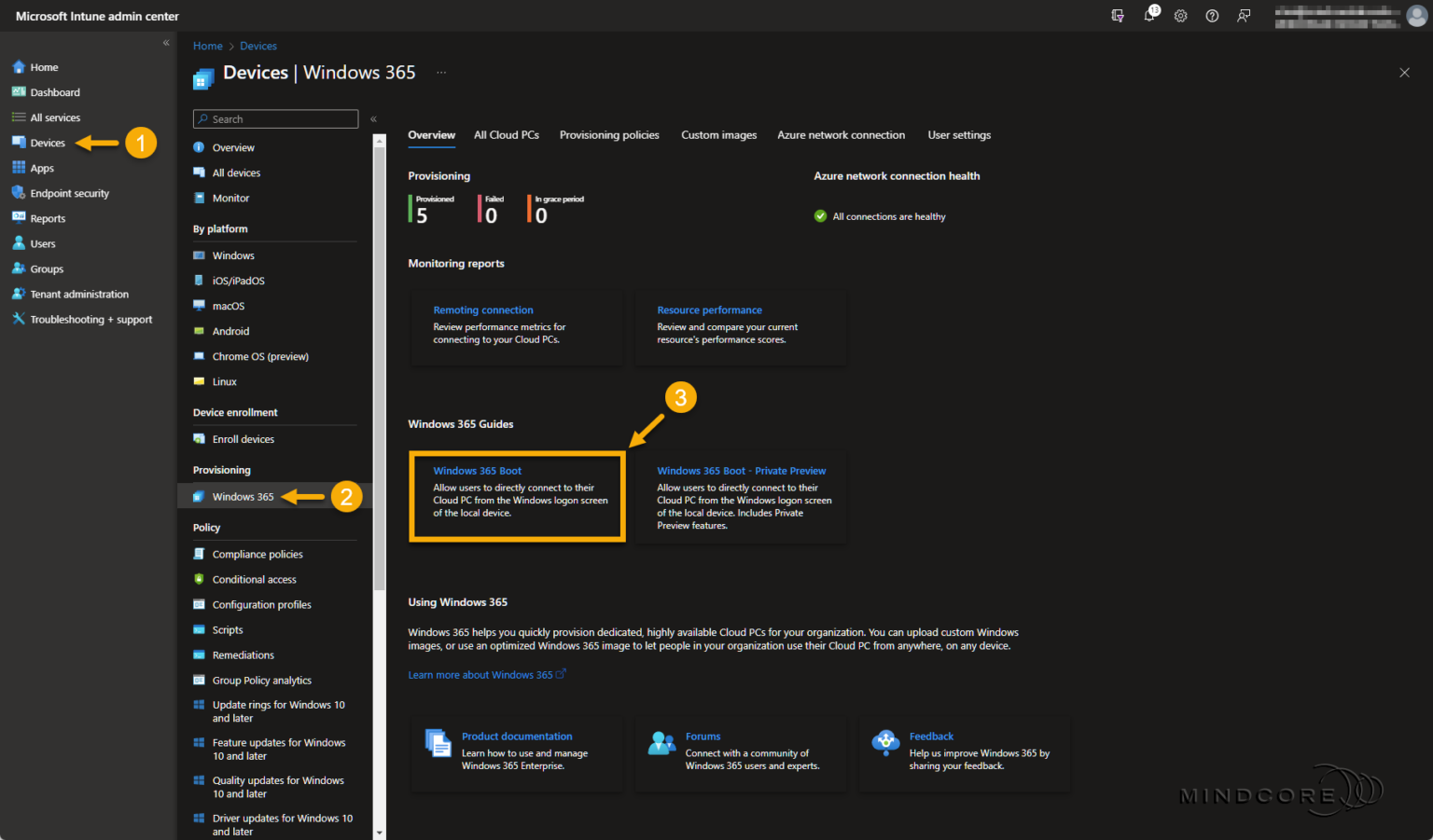 The Concept of Windows 365 Boot - Mindcore Techblog