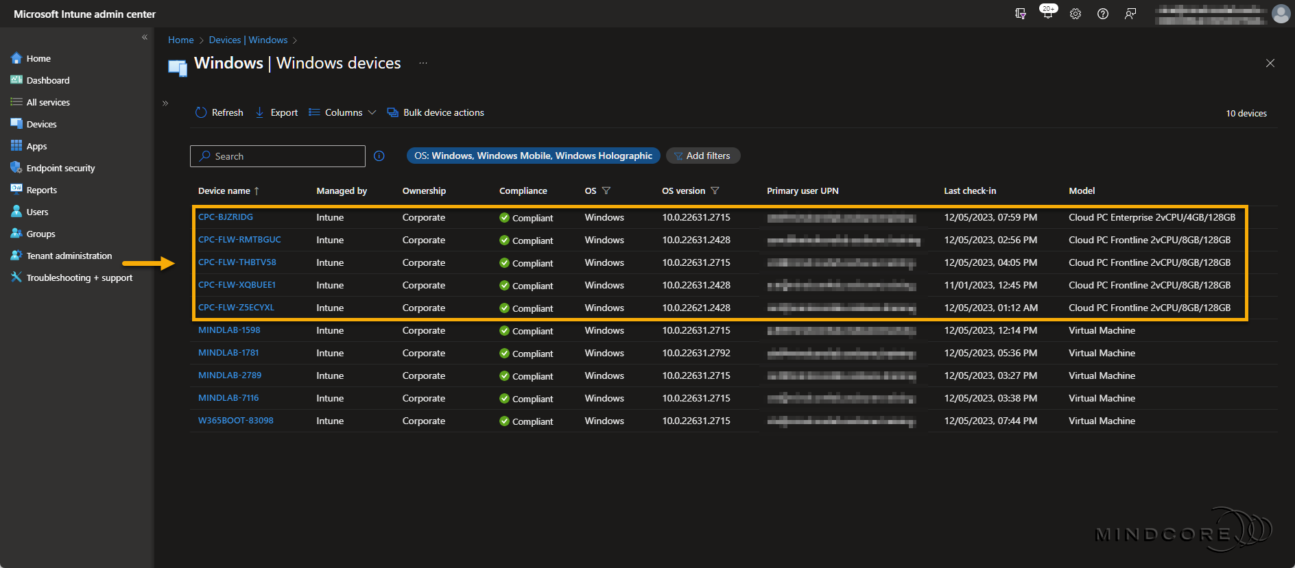 The Concept of Windows 365 Frontline - Mindcore Techblog