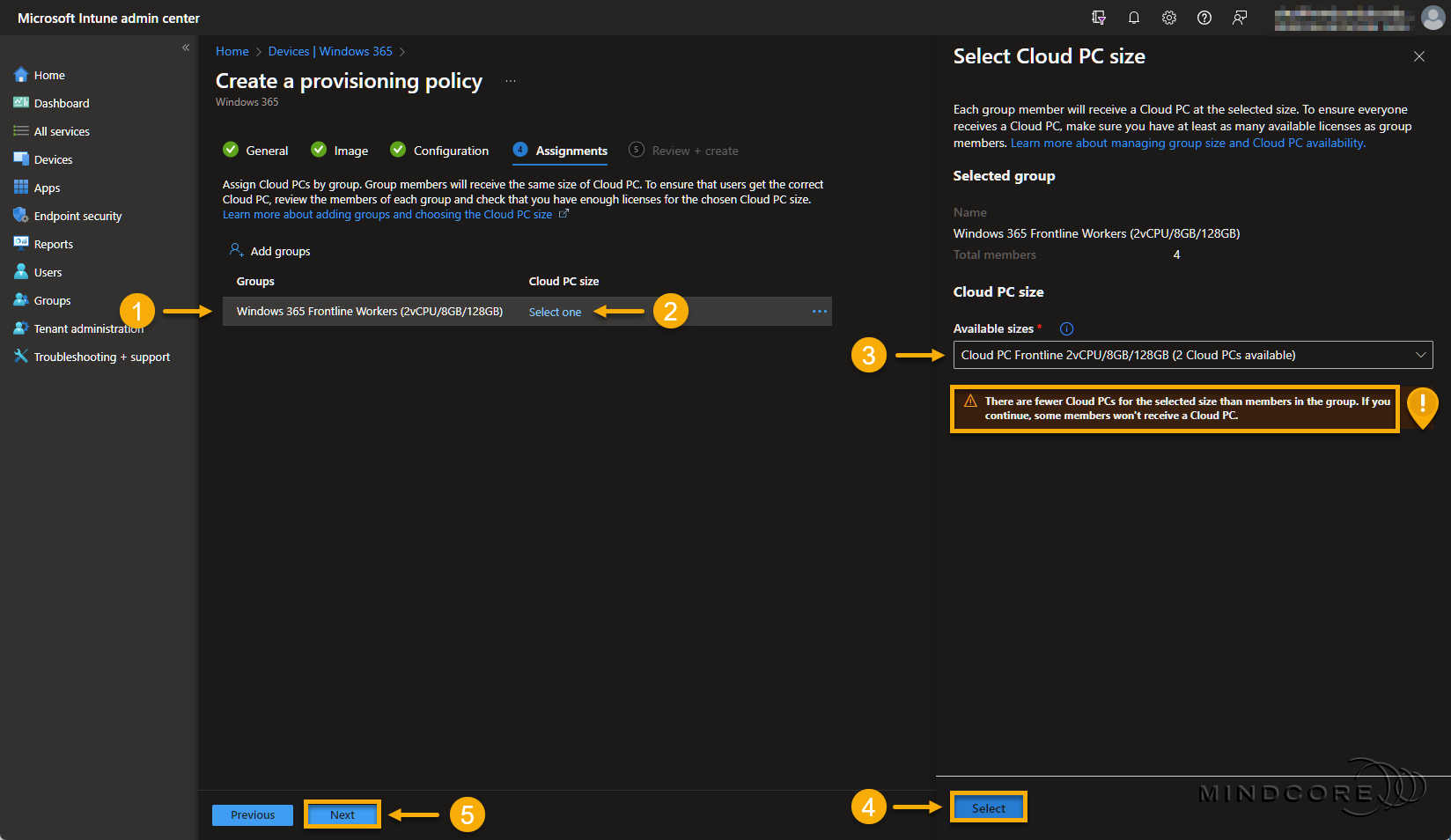 The Concept of Windows 365 Frontline - Mindcore Techblog