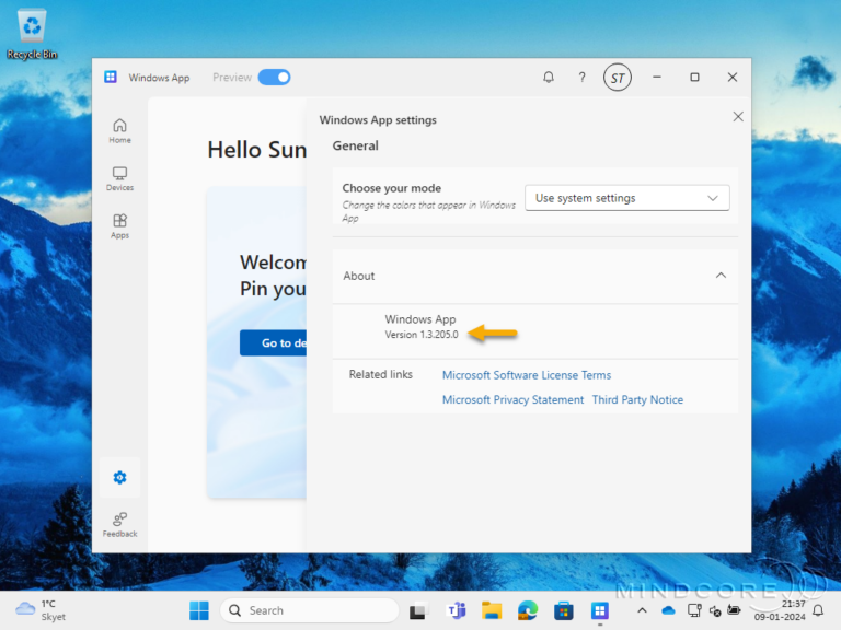 The Concept of Windows 365 Switch - Mindcore Techblog
