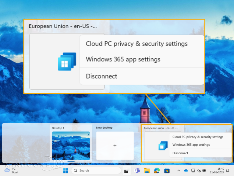 The Concept of Windows 365 Switch - Mindcore Techblog
