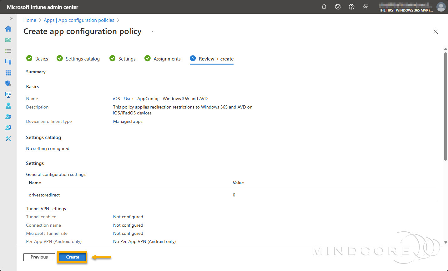 Enhancing Security With Intune MAM (preview) for Windows 365 - Mindcore ...