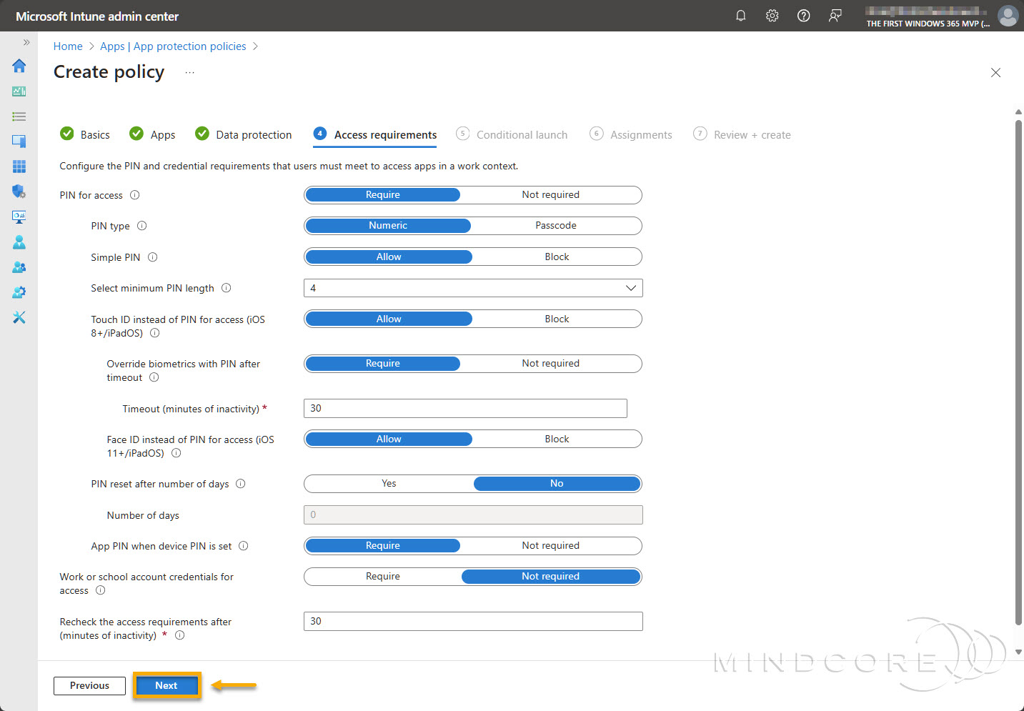 Enhancing Security With Intune MAM (preview) for Windows 365 - Mindcore ...