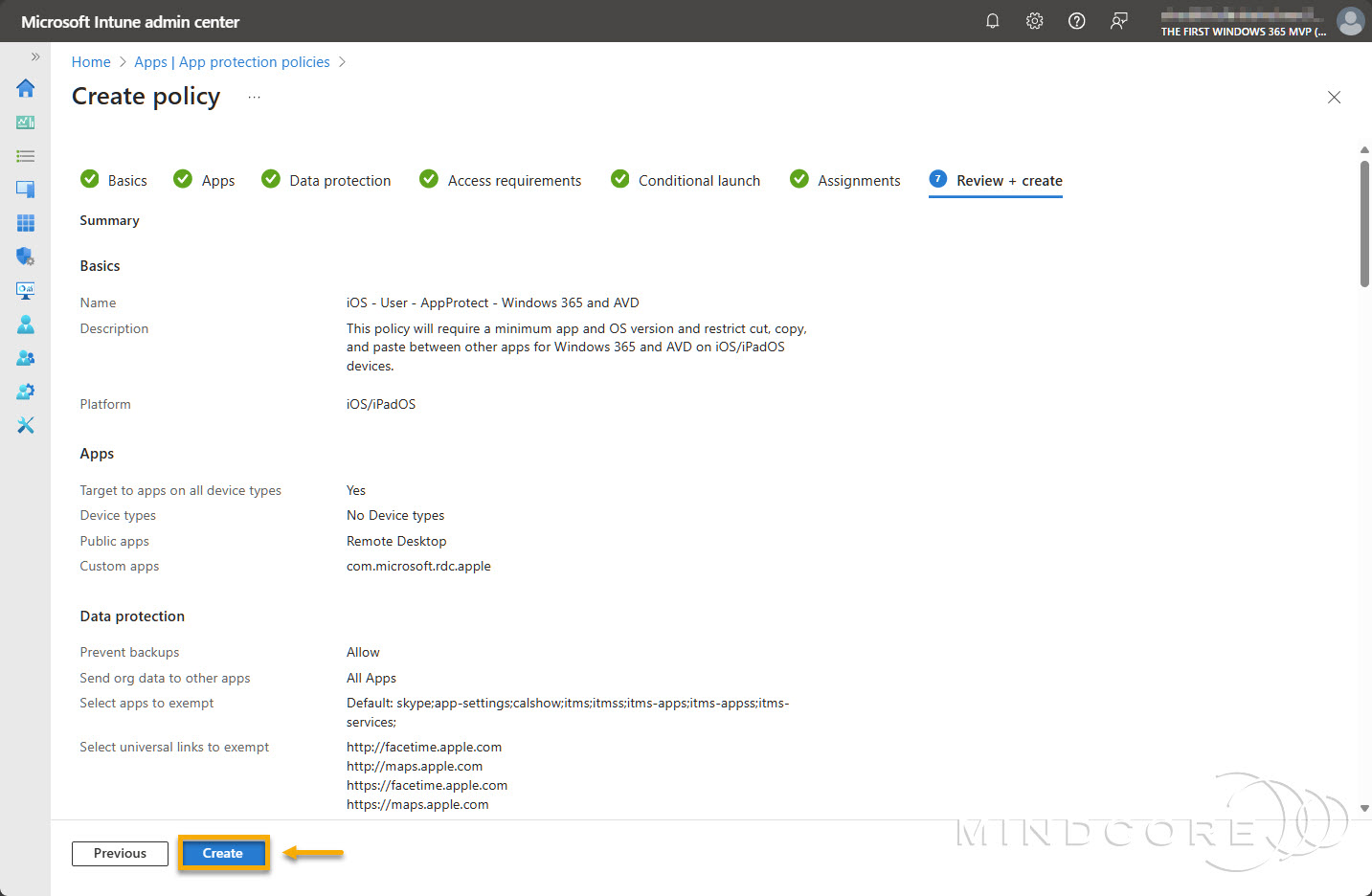 Enhancing Security With Intune MAM (preview) for Windows 365 - Mindcore ...