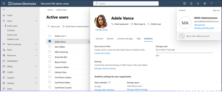 Accessing user’s OneDrive with Global Administrator or SharePoint ...