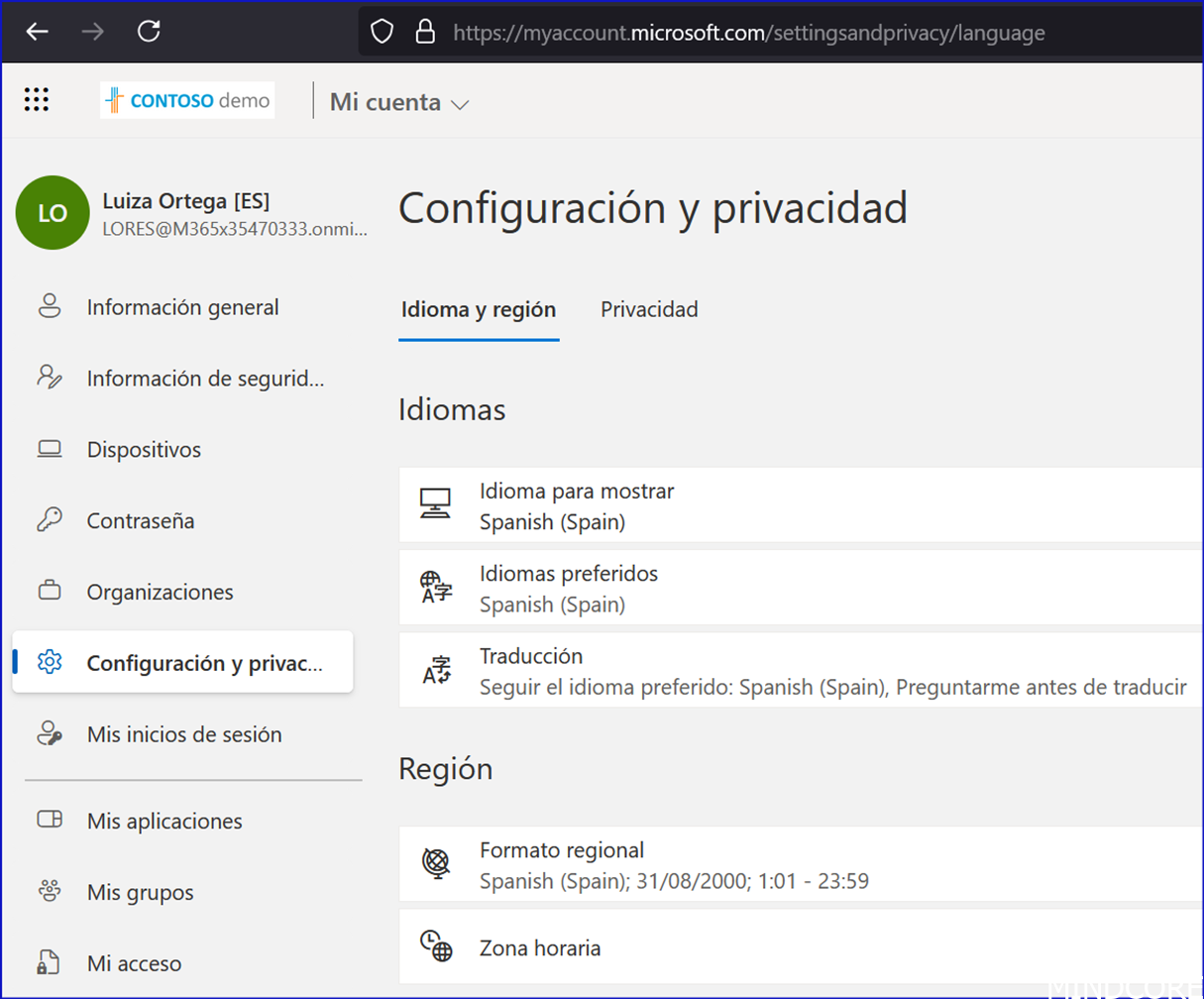Languages confusion in Microsoft 365 portals - Mindcore Techblog