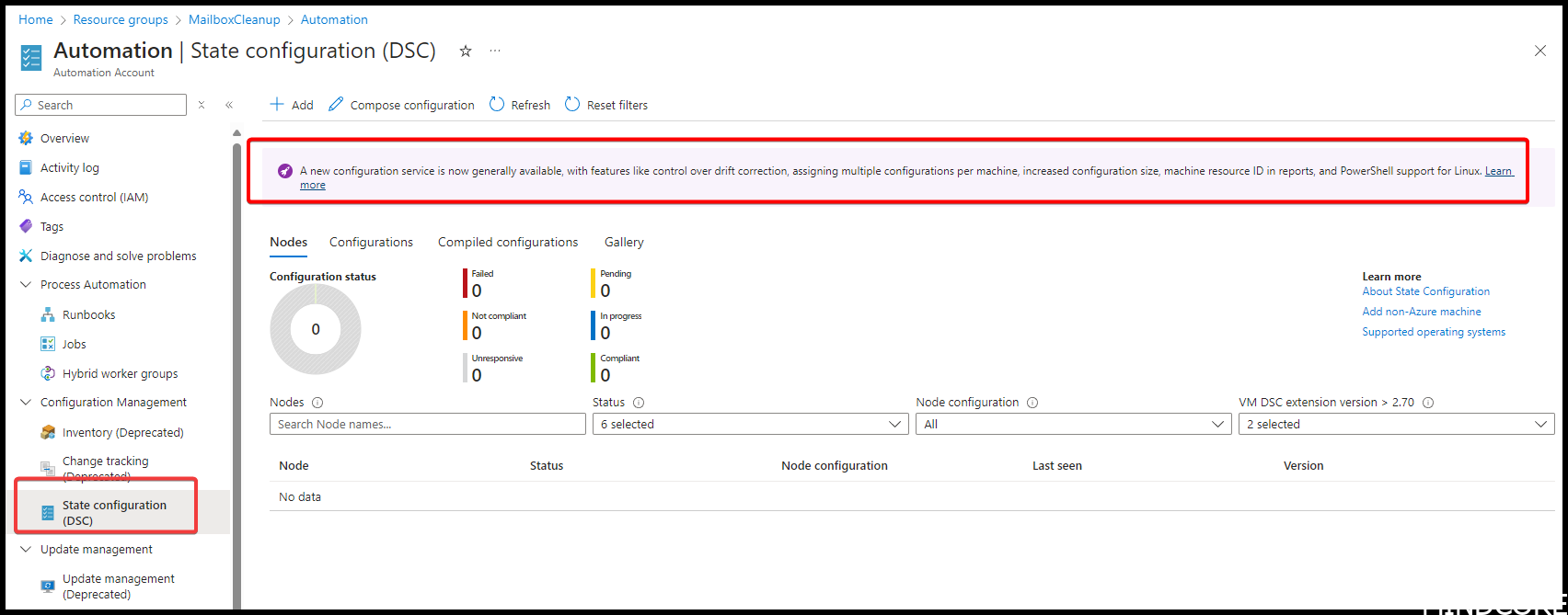Azure Automanage Machine Configuration Introduction - Configuration as Code - Mindcore Techblog