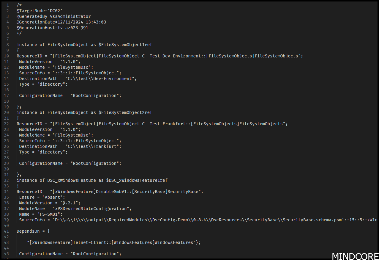 Azure Automanage Machine Configuration Introduction - Configuration as Code - Mindcore Techblog