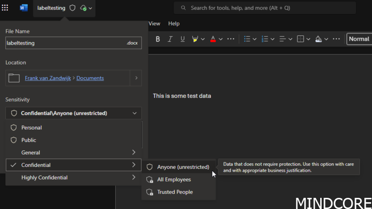 Sensitivity Labels in .DOCX Files: How Secure Is That Metadata ...