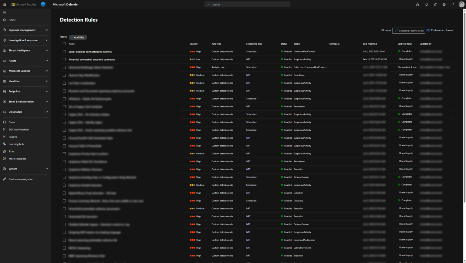 Microsoft Defender XDR - Advanced Hunting - Custom Detection rules - Mindcore Techblog