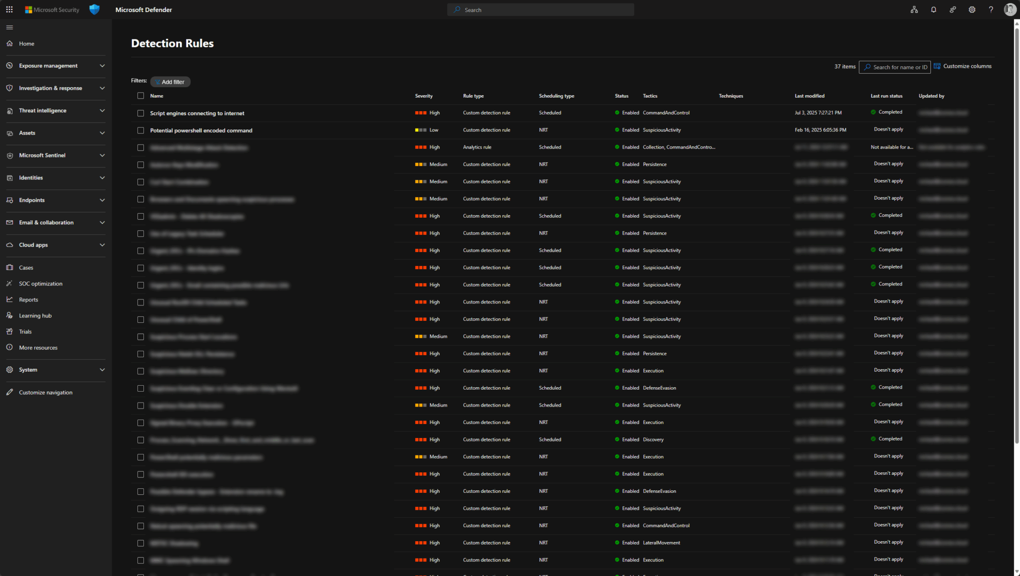 Microsoft Defender XDR - Advanced Hunting - Custom Detection rules ...