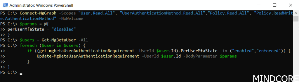 Per-user Entra ID multifactor authentication - Mindcore Techblog