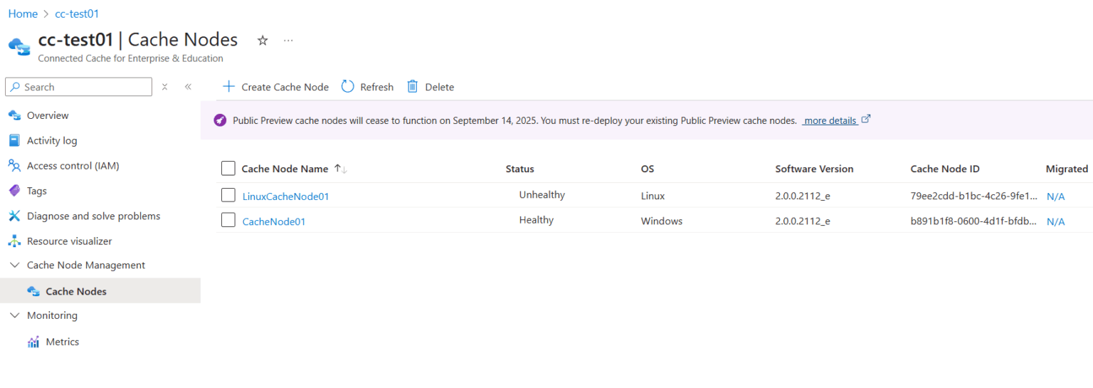 Microsoft Connected Cache for Enterprise and Education - Deployment guide - Mindcore Techblog