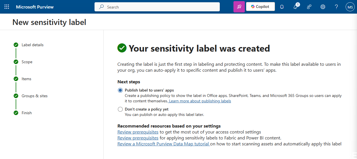 Microsoft Purview - Enabling Sensitivity (Purview) Labels for documents ...