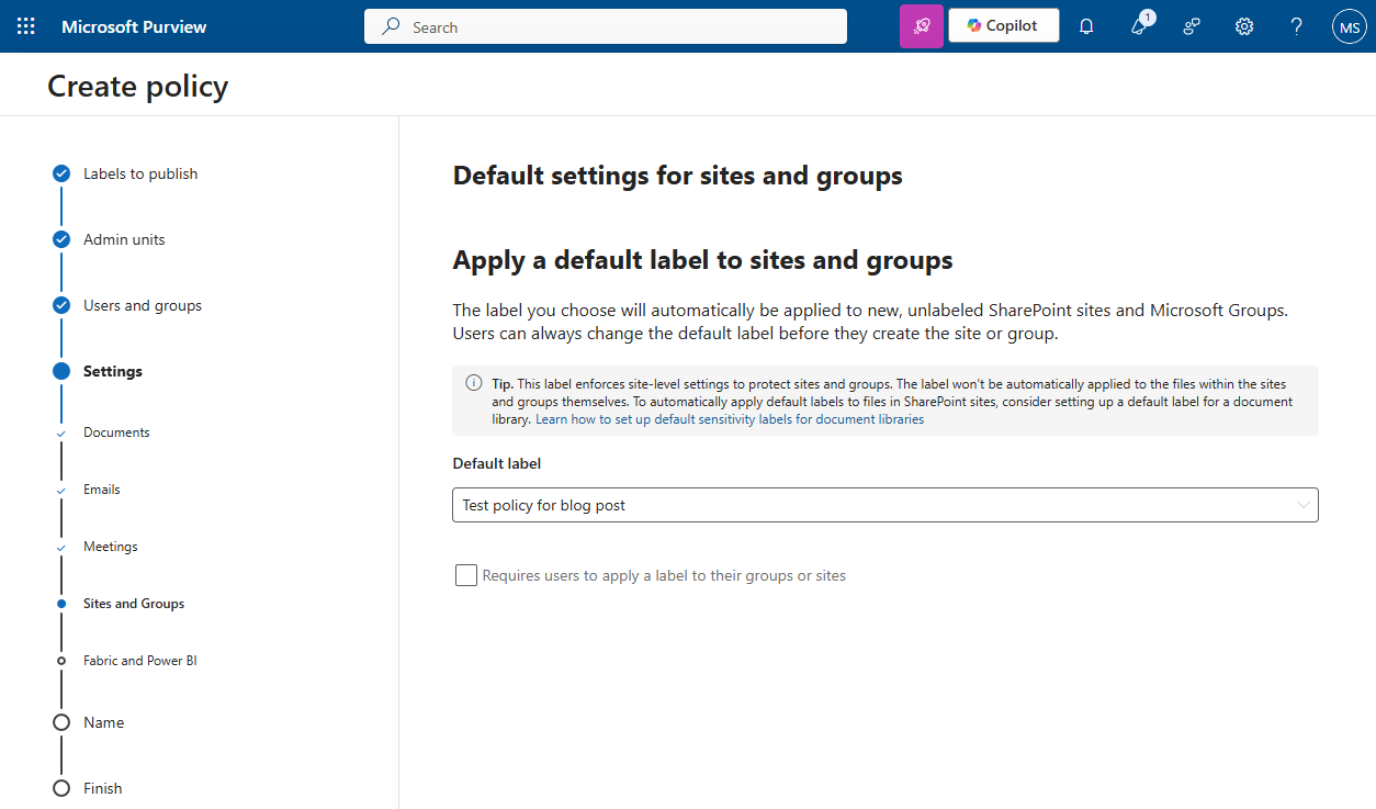 Microsoft Purview - Enabling Sensitivity (Purview) Labels for documents ...