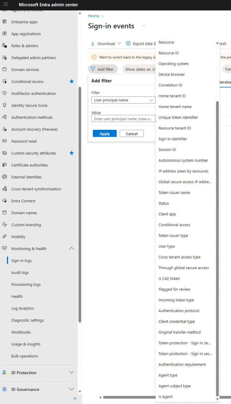 Heads-up: Service Principal-less apps Retirement March 2026 - Mindcore ...